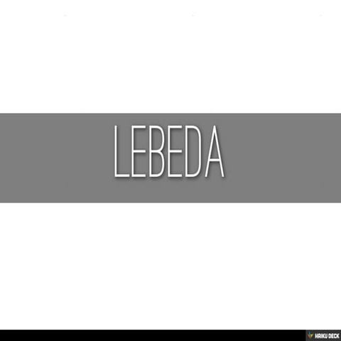 Lebeda | PPT