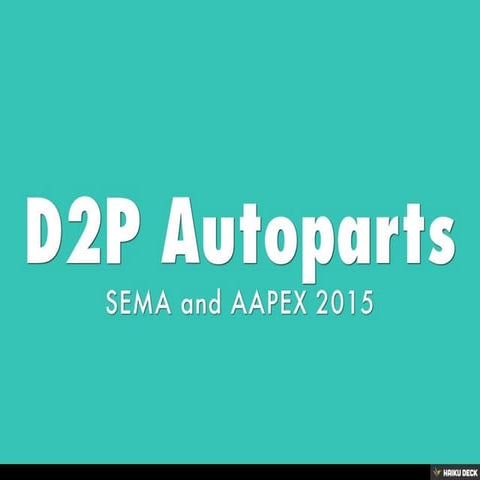 D2P Autoparts | PPT