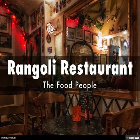 Rangoli Restaurant | PDF