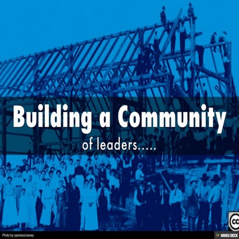 Building a Community | PDF