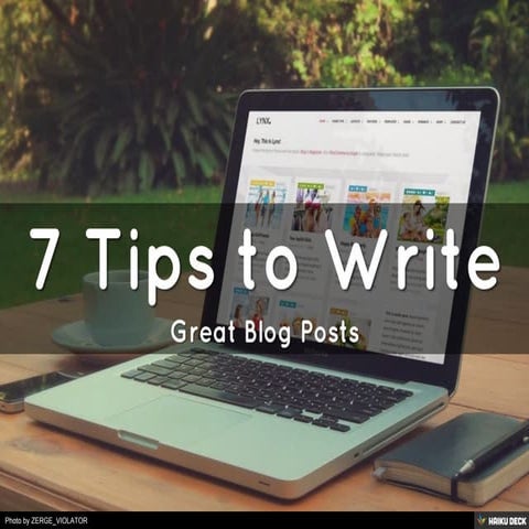7 Tips to Write | PDF | Publishing Industry | Industries