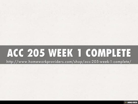 ACC 565 COMPLETE COURSE | PPT
