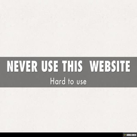 NEVER USE THIS WEBSITE | PPT