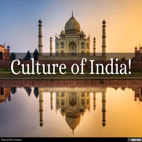 Culture of India! | PDF