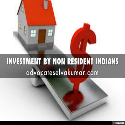 INVESTMENT BY NON RESIDENT INDIANS | PDF