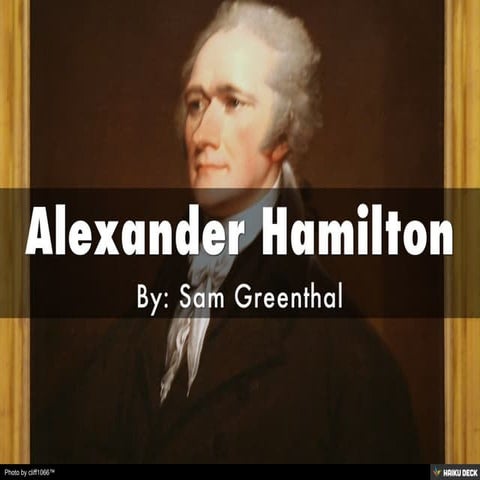 Alexander Hamilton | PDF