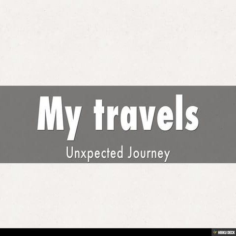 My travelings | PDF
