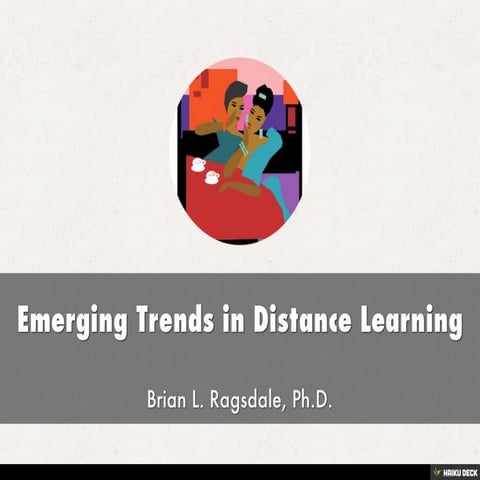 Trends in Curriculum Development for Distance Learning Programs | PDF