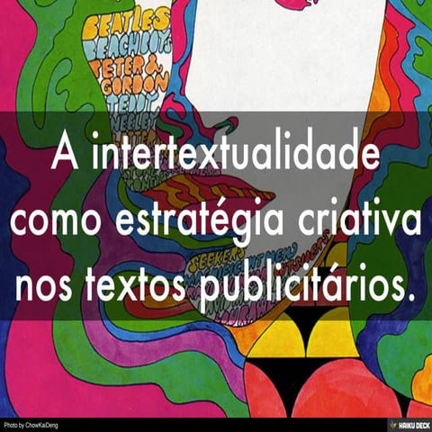 A intertextualidade como estratégia criativa nos textos publicitários | PDF | Poetry | Books and ...