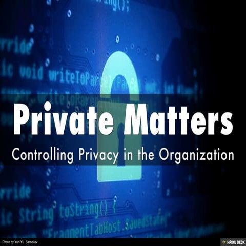 Private Matters | PPT