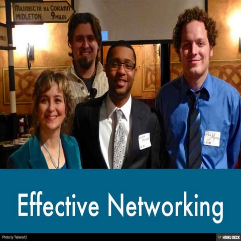 Effective Networking | PPT