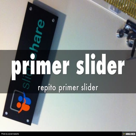 primer slider | PPT