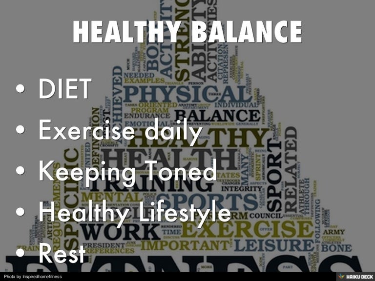 HEALTHY BALANCE