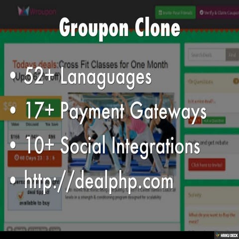 Groupon Clone | PPT