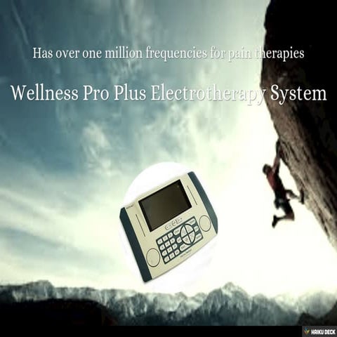 Wellness Pro Plus Electrotherapy System | PDF