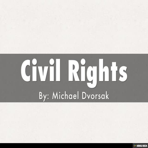 Civil Rights | PPT