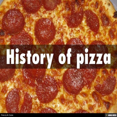 History of pizza | PPT