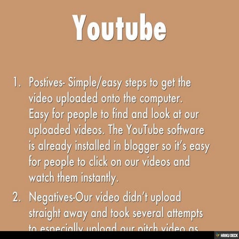 Youtube | PPT