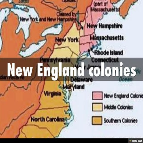 New England colonies | PDF