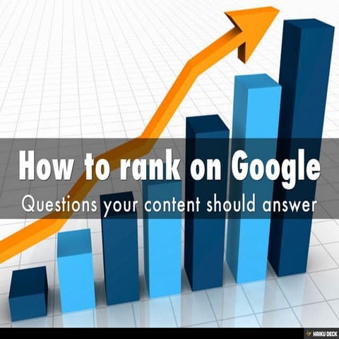 How to rank on Google | PPT