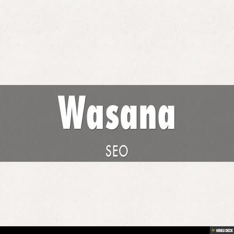 Wasana | PPT