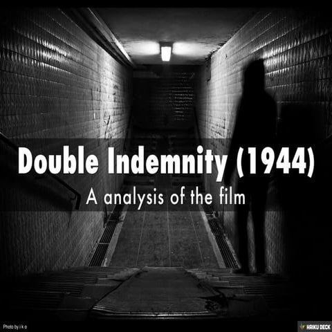Double Indemnity (1944) | PDF