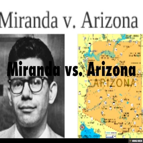 Miranda vs. Arizona | PDF