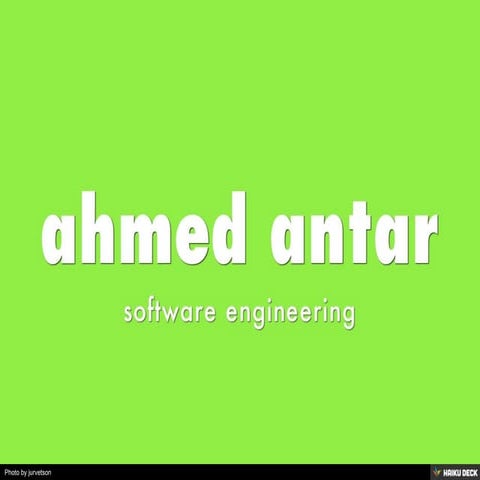 ahmed antar | PPT