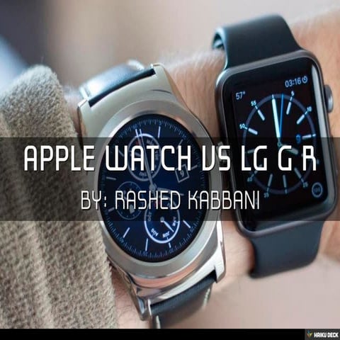 Apple Watch vs LG G R | PDF | Technology & Computing