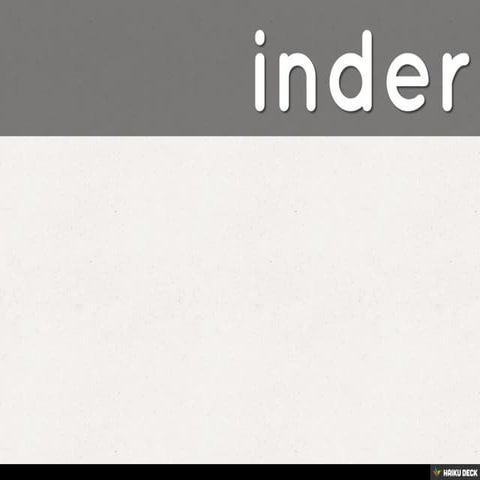 inder | PDF