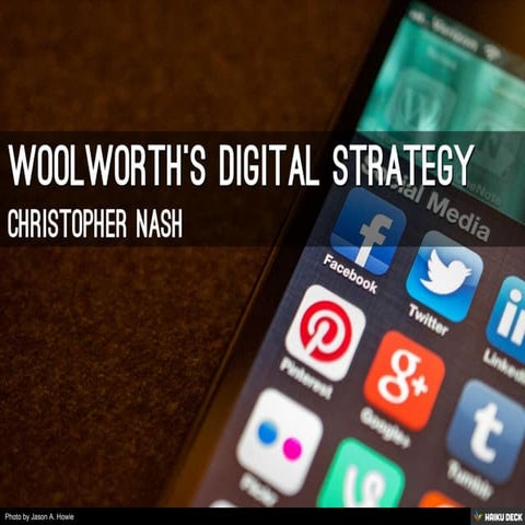 Woolworth's Digital Strategy | PDF