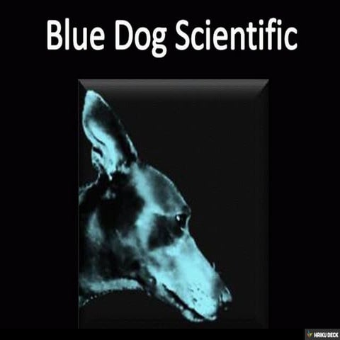 Blue Dog Scientific's Products & Services | PDF