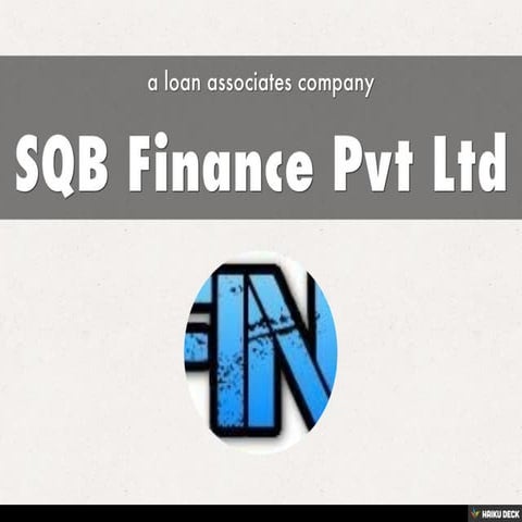 SQB Finance Pvt Ltd | PDF