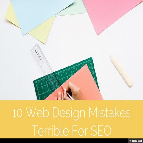 10 Worst Web Design Mistakes for SEO | PDF