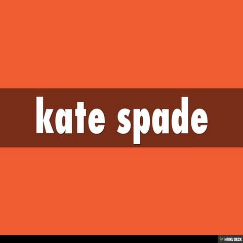kate spade | PDF