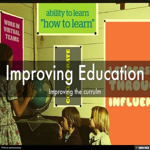 Improving Education | PPT