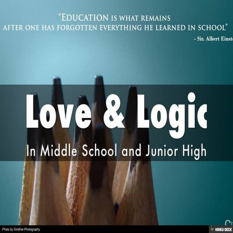 Love & Logic | PDF