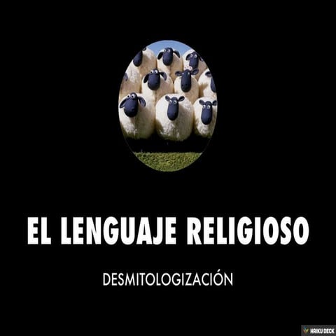 EL LENGUAJE RELIGIOSO | PDF
