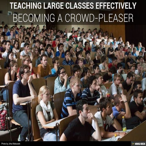 Teaching Large Classes Effectively | PDF