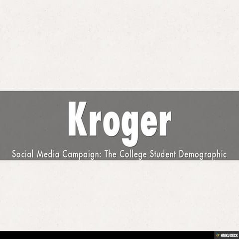 Kroger | PDF