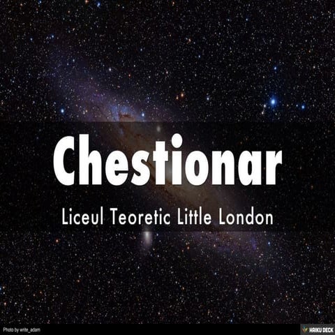 Chestionar | PDF