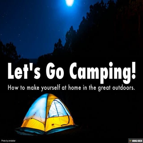 Let's Go Camping! | PPT