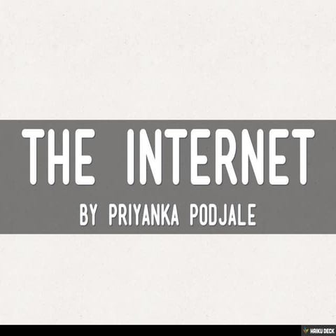 The internet | PPT