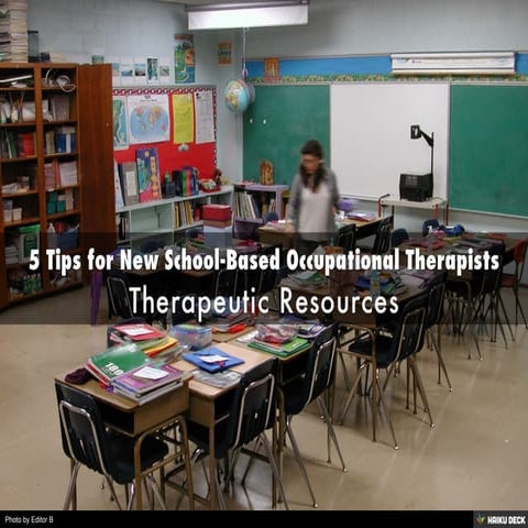 5 Tips for New School-Based Occupational Therapists | PDF