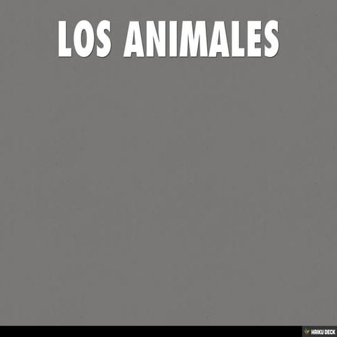 LOS ANIMALES | PDF