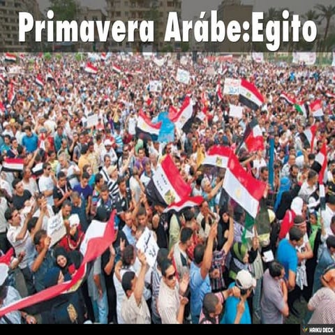 Primavera Arábe:Egito | PDF