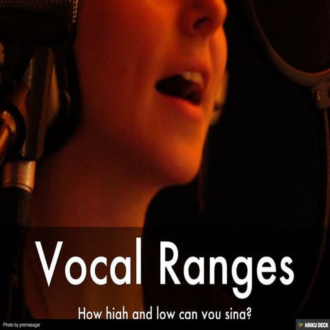Vocal Ranges | PPT