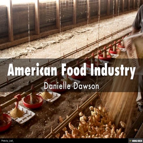 American Food Industry | PPT