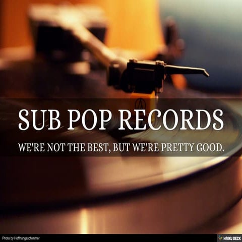 SUB POP RECORDS | PDF