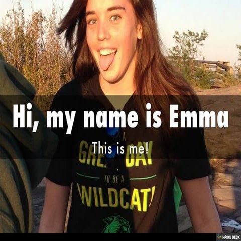 Hi, my name is Emma | PDF